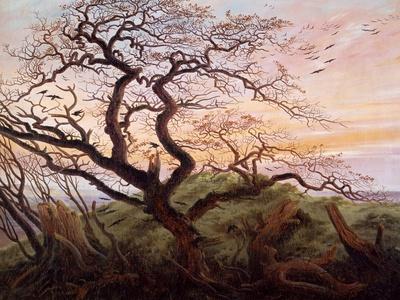 The Tree of Crows, 1822 Giclee Print - Caspar David Friedrich ...