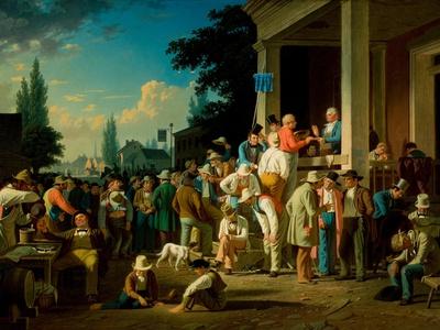 'The County Election, 1852' Giclee Print - George Caleb Bingham ...