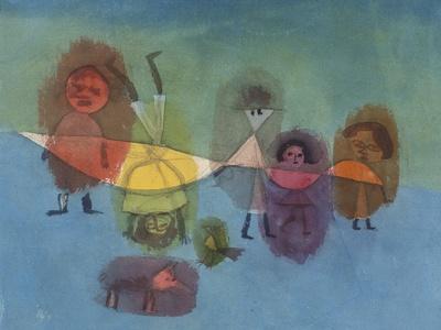 Small Children Kindergruppe Giclee Print Paul Klee AllPosters