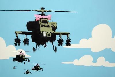 Vapor Helicopter UAV Giclee Print - Banksy | AllPosters.com