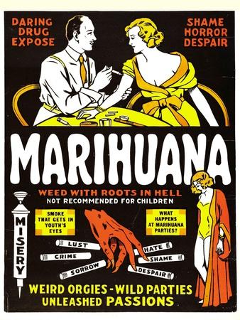 Marihuana, (aka Marihuana, the Weed with Roots in Hell!), 1936 Print ...