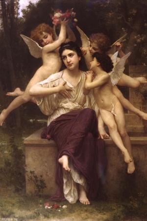 Dream of Spring Prints - William Adolphe Bouguereau | AllPosters.com