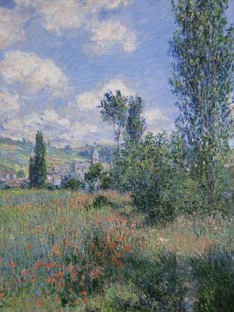 'View of Vetheuil' Poster - Claude Monet | AllPosters.com