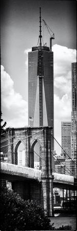 'Vertical Panoramic View of Brooklyn Bridge View and One World Trade ...