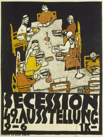 'Poster for the Vienna Secession, 49th Exhibition, 1918' Giclee Print ...