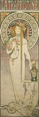 'Poster Advertising 'La Trappistine', 1897' Giclee Print - Alphonse ...