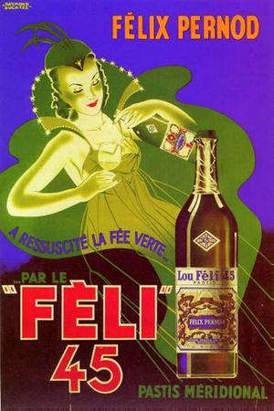 '1930s France Felix Pernod Poster' Giclee Print | AllPosters.com