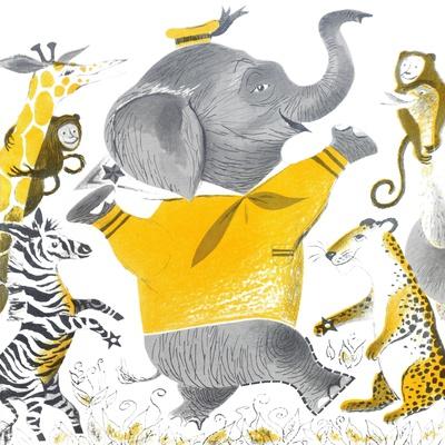 Ethan the Elephant - Child Life Giclee Print | AllPosters.com