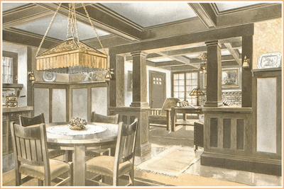 'Interior of Craftsman House' Poster | AllPosters.com