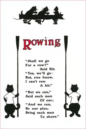 'Rowing Poem About Cats' Posters | AllPosters.com