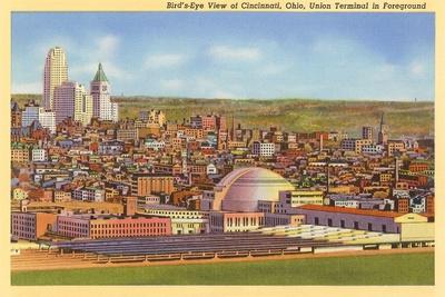 View over Cincinnati, Ohio Art | AllPosters.com
