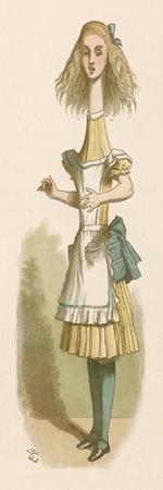 'Alice Stretches at the Neck' Giclee Print - John Tenniel | AllPosters.com