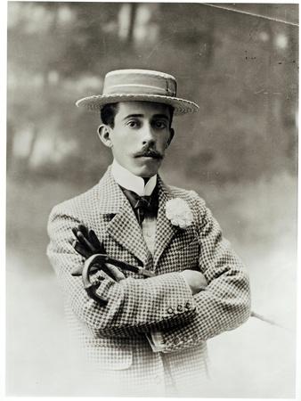 'Portrait of Alberto Santos-Dumont (1873-1932)' Photographic Print - Eugene Pirou | AllPosters.com