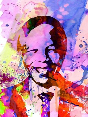 'Nelson Mandela Watercolor' Posters - Anna Malkin | AllPosters.com