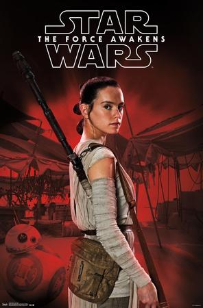 'Star Wars: The Force Awakens - Rey Staff' Prints - Trends ...